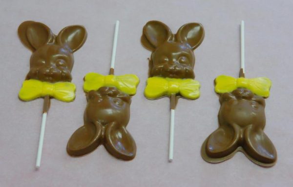 How to Make Your Own Painted Chocolate Bunny Pops for Easter - Wilbur's ...